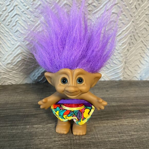 Ace Novelty | Toys | Vtg 992 Ace Treasure Trolls Wacky Doos Wishstone ...